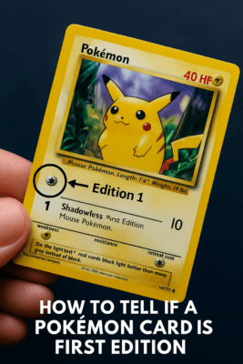 How to Tell if a Pokémon Card Is First Edition, 7 proven ways.